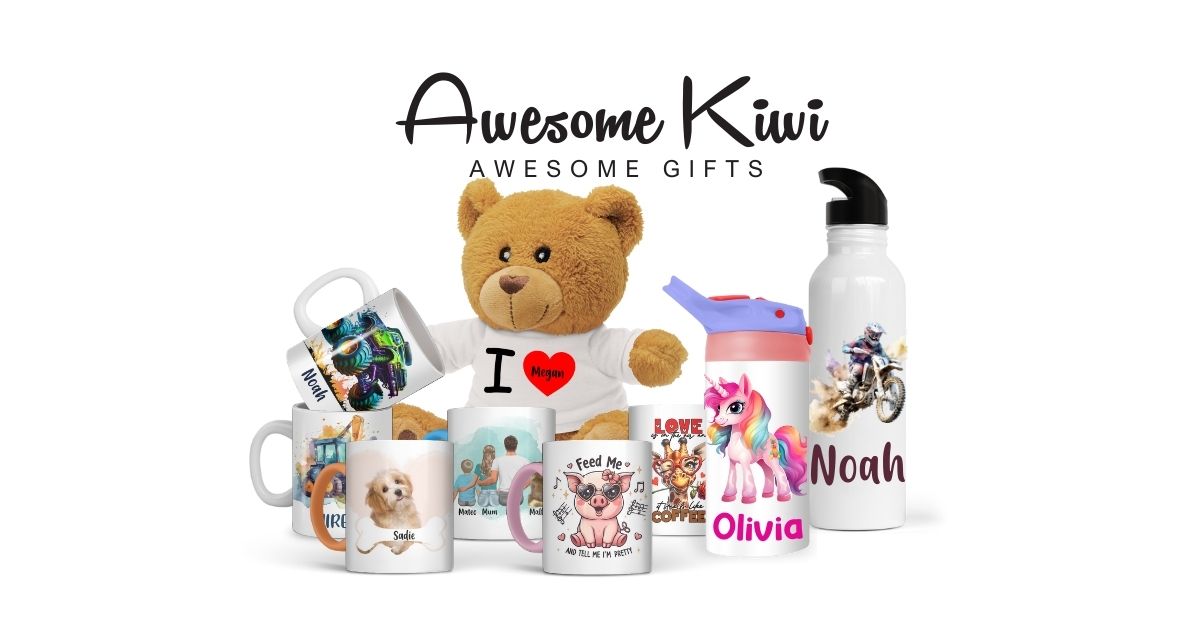 Kids Bottles Personalised with Name NZ | Sippy & 750ml Options